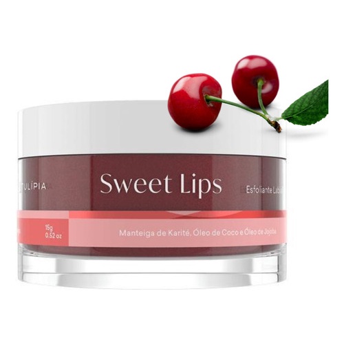 Sweet Lips Esfoliante Labial Cereja Hidragloss Hidratação e Nutrição ...