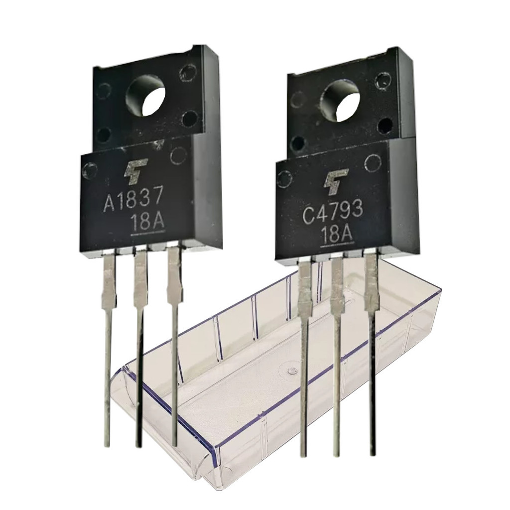 Transistor Par 2SA1837 2SC4793 (10 Pares) A1837 C4793 | Shopee Brasil