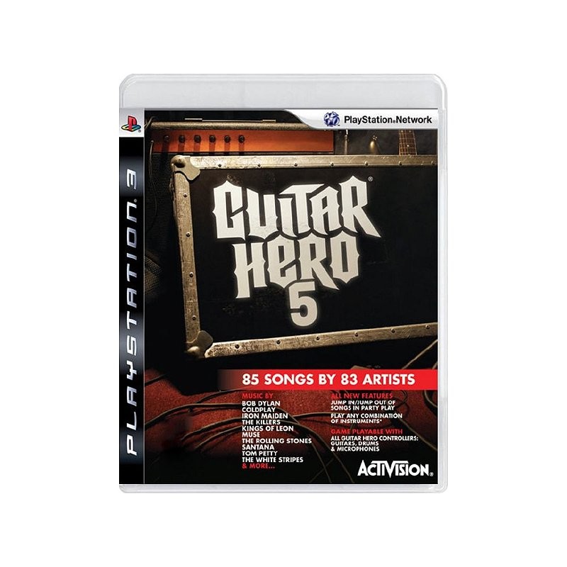 Jogo Guitar Hero 5 - PS3 - Usado | Shopee Brasil