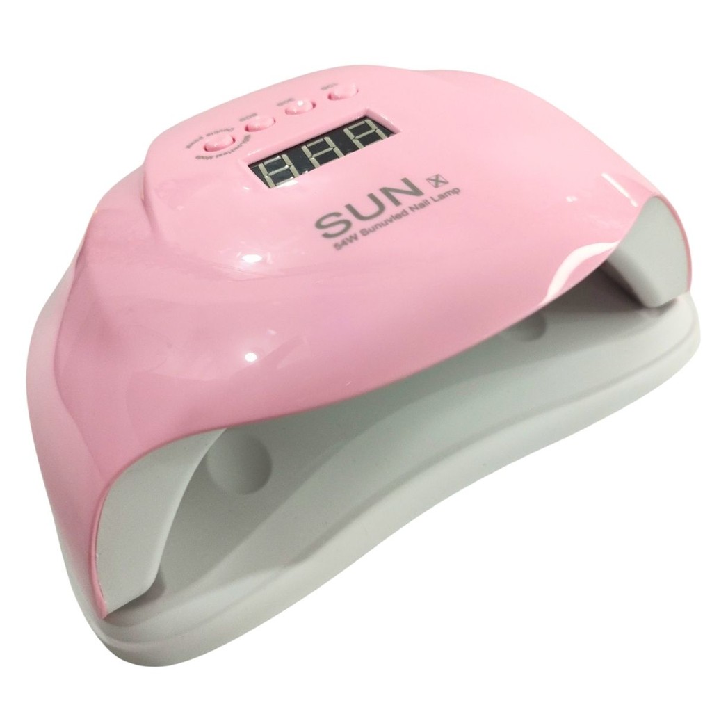 Cabine Uv Led 54w Sun X 36 Leds Unhas Gel Nail Bivolt Rosa | Shopee Brasil