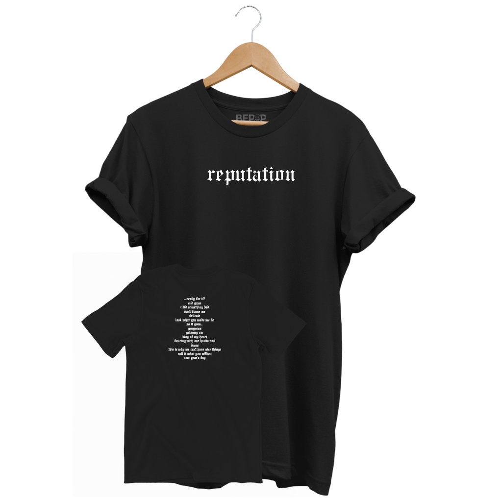 Camiseta Taylor Swift - Reputation (Tracklist) [Unissex] BEPOP ...