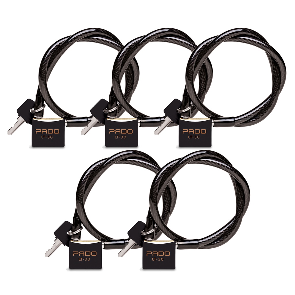 Kit 5 Cadeado Bike SM-LT30/600 Pado | Shopee Brasil