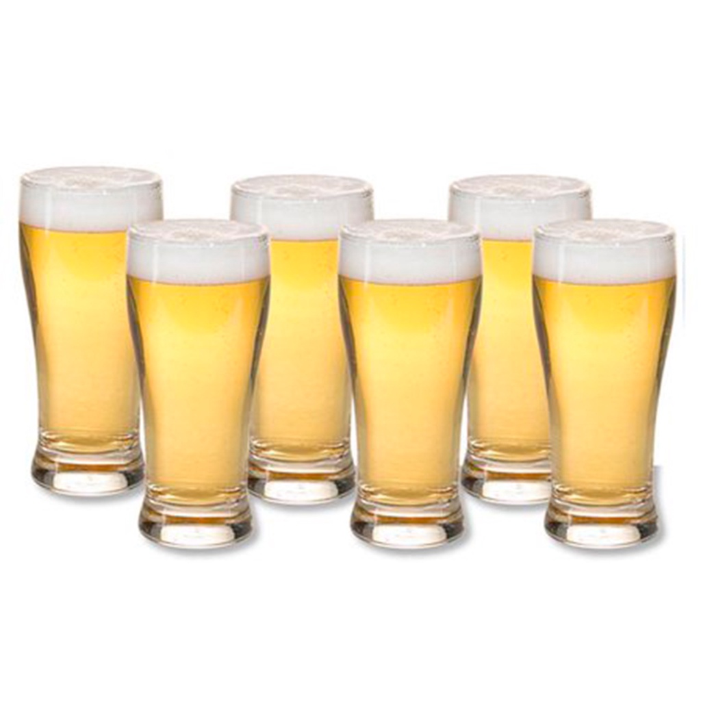 Jogo Copo De Chopp Tulipa Cerveja Cristal 200ml 6 Unidades Buffet | Shopee Brasil