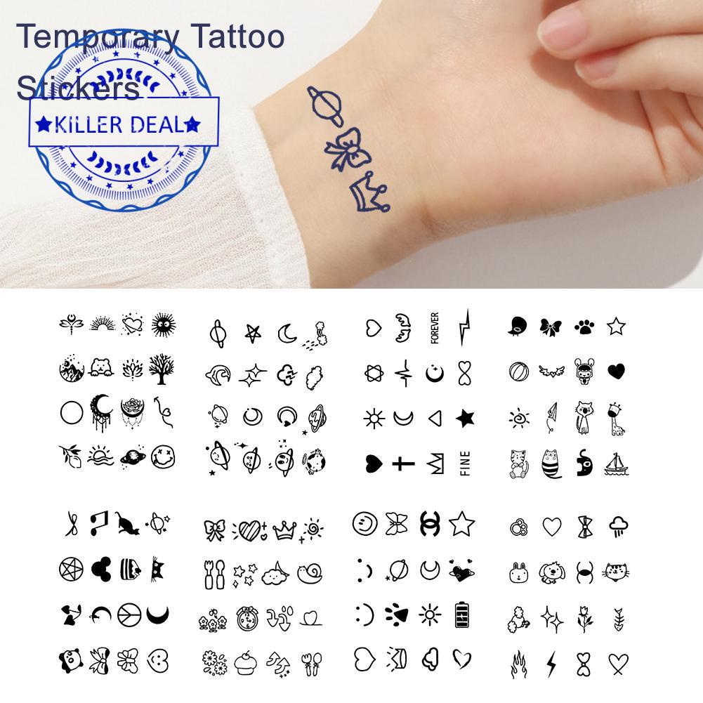 Adesivos Mágicos De Tatuagem Temporária À Prova Dágua De Longa Duração