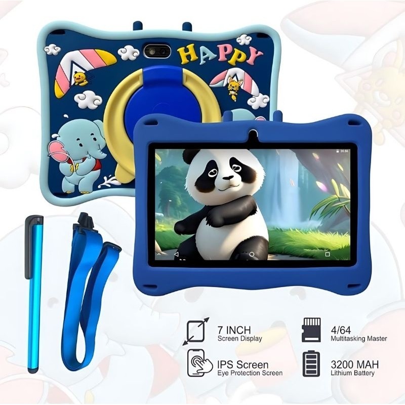 TABLET KIDS EASYTECH E13 64GB/4 RAM ACOMPANHA CAPA E CANETA TOUCH ...