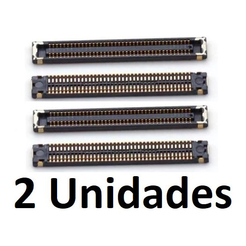 2 x Conector Fpc Placa Mãe A21S, A30S, A31, A40, A41, A51, A70, A70S ...