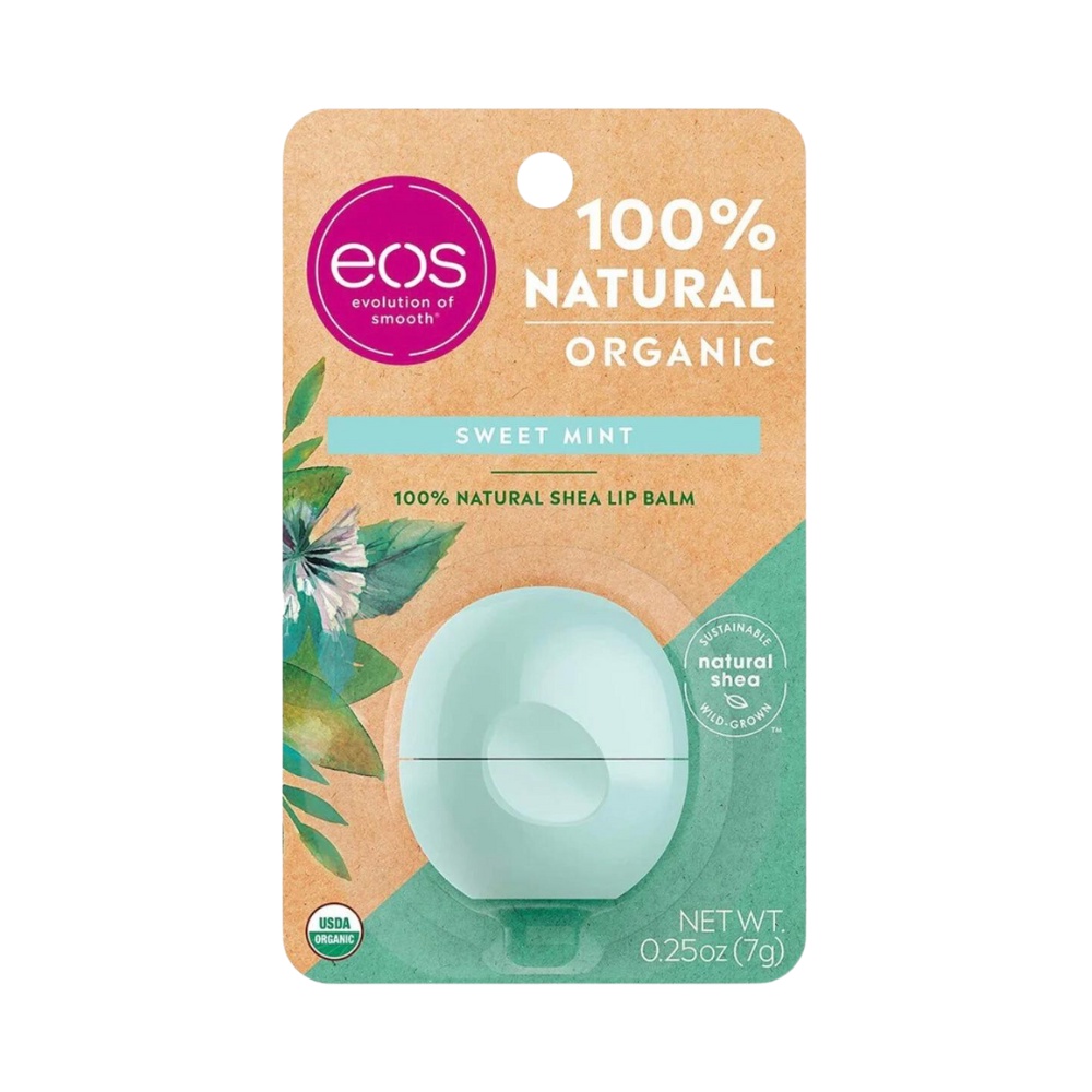 EOS Hidratante Labial - Sweet Mint (Menta Doce) 7g | Shopee Brasil