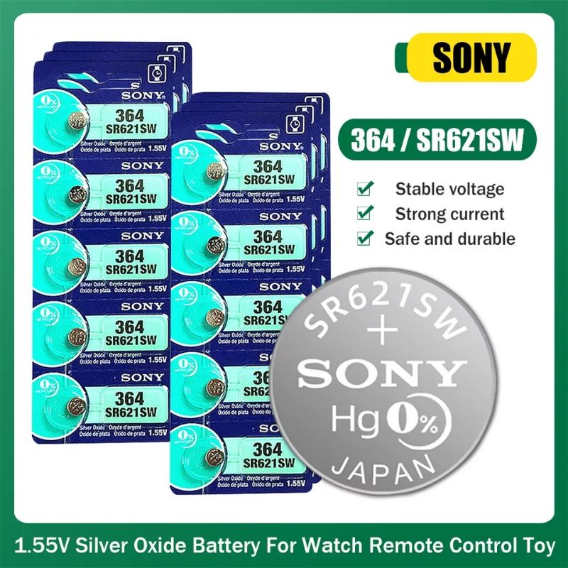 Bateria Pilha Sony 364 SR621SW Original | Shopee Brasil