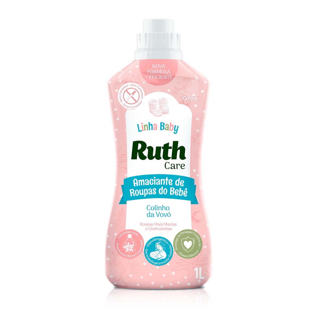 AMACIANTE RUTH CARE BABY COLINHO DA VOVÓ 1L | Shopee Brasil