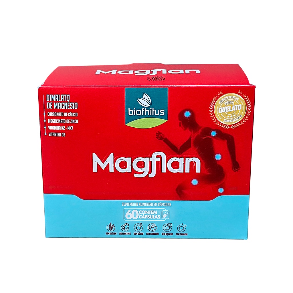 MAGFLAN 60 CAPSULAS - FIM DAS DORES | Shopee Brasil