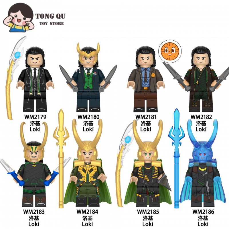 Superhero Minifigures loki Building Block Toy Collection Ornamentos ...