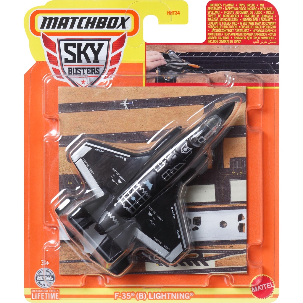 Matchbox - F-35 B Lightning - Sky Busters - HVM40 | Shopee Brasil