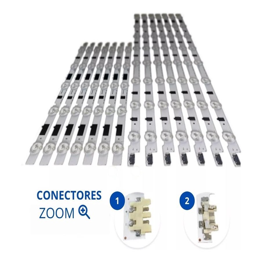 Kit Barra Led Samsung Un40f5500ag Un40f6400ag Un40f5200ag | Shopee Brasil