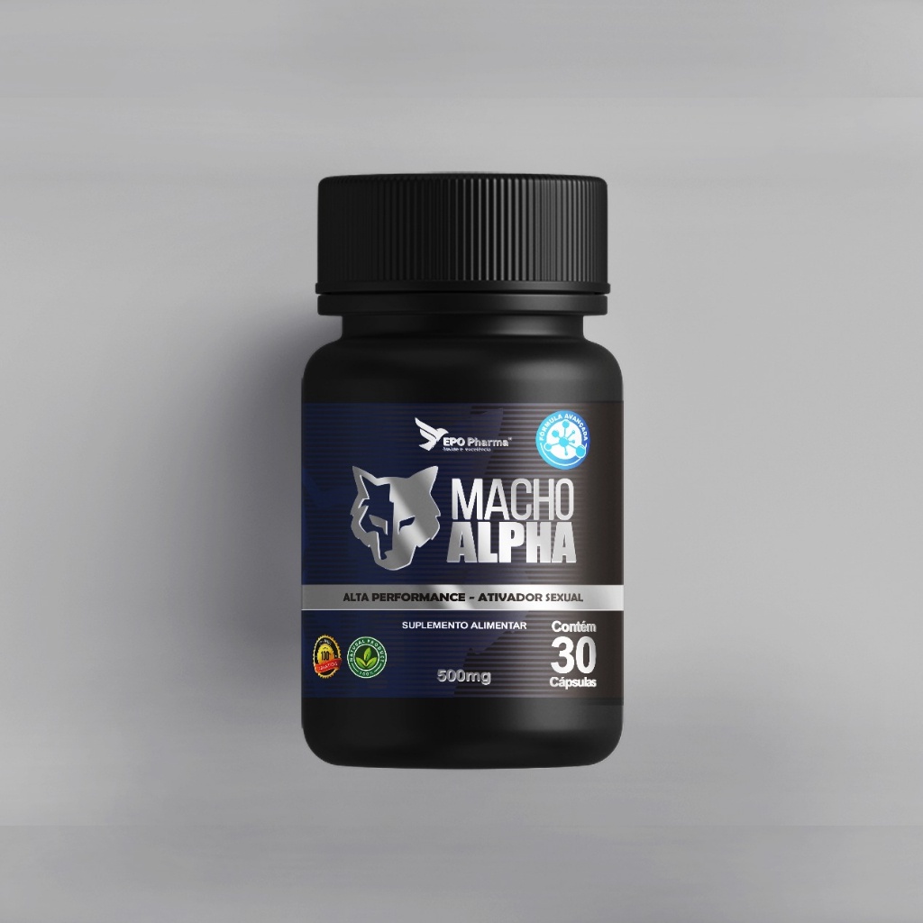 Macho Alpha 30 Cápsulas Suplemento Alimentar - Ativador Sexual | Shopee Brasil