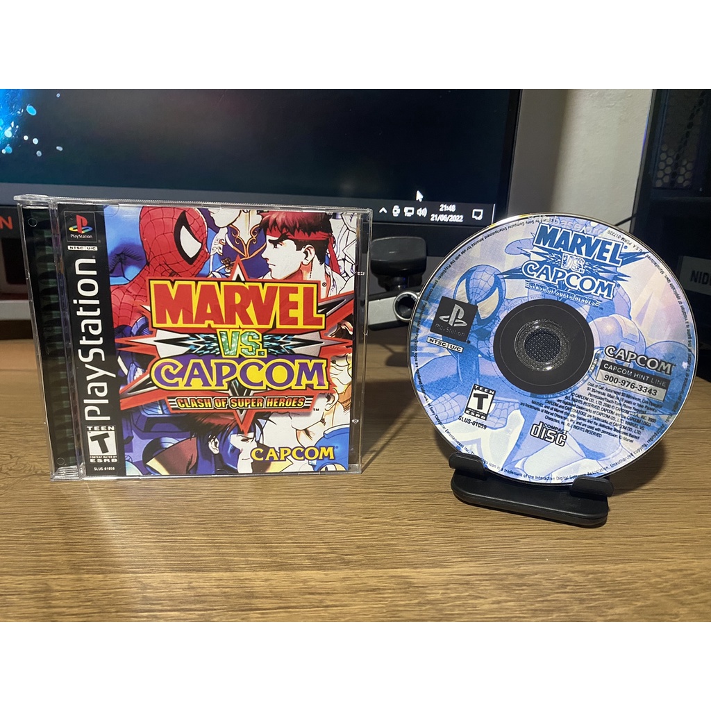 Marvel vs. Capcom - New Age of Heroes para PS1 | Shopee Brasil