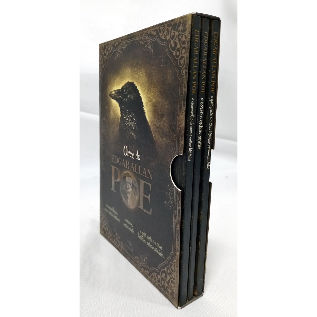 Box Obras De Edgar Allan Poe - 3 Volumes de Edgar Allan Poe | Shopee Brasil