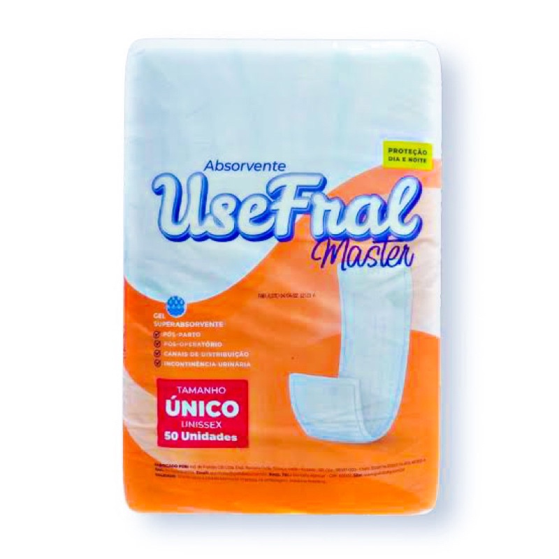 Absorvente Geriátrico UseFral 20 ou 50 | Shopee Brasil