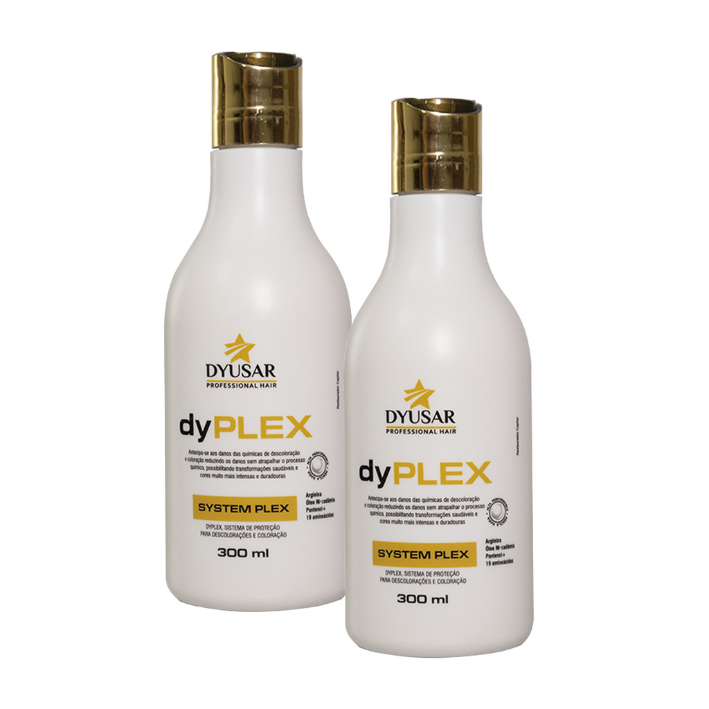 Kit 2 DY plex protetor descoloração Proteção Capilar Dy Plex - Cabelos ...