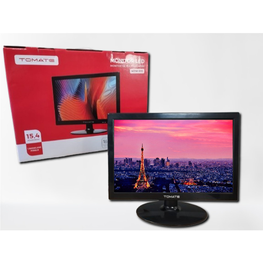 Monitor LED Tomate MTM-1115 HDMI VGA 15.4 Polegadas 1920x1200 | Shopee Brasil