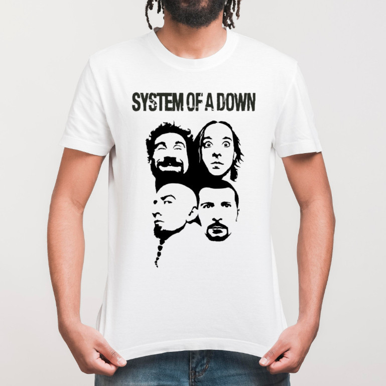 Camiseta System of a Down Rock Metal SOAD Alternativa Unissex Off ...