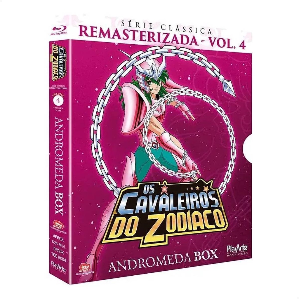Blu-ray Cavaleiros Do Zodíaco Série Remasterizada Andromeda | Shopee Brasil