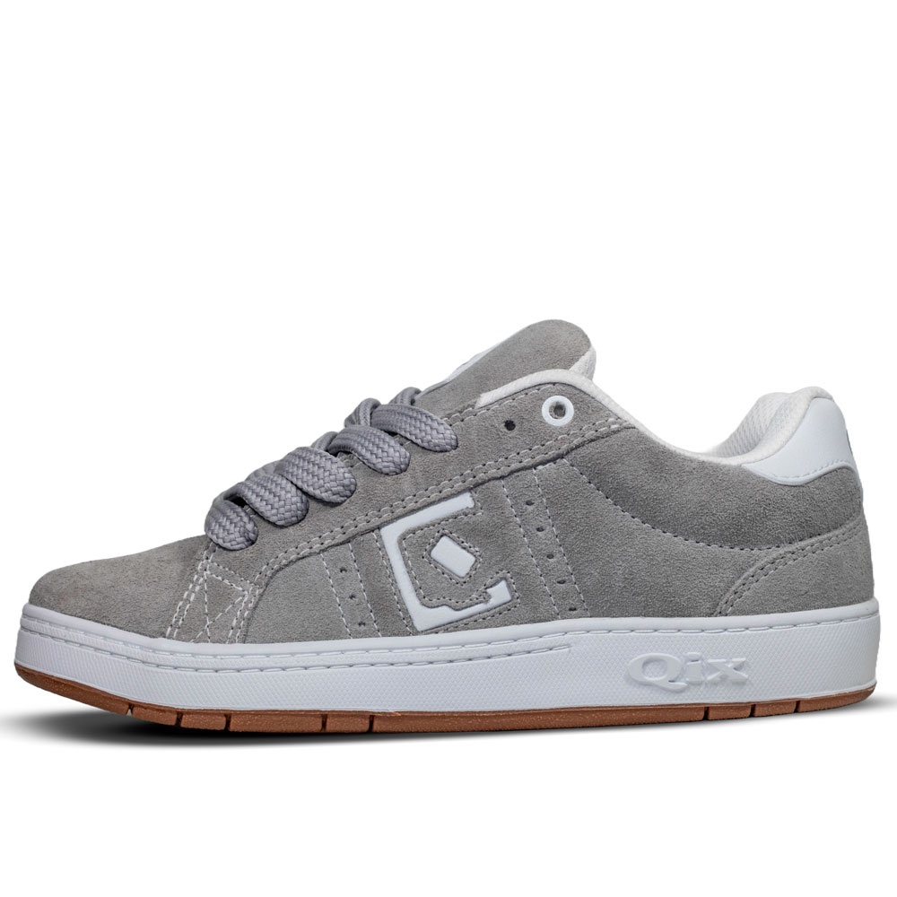 Tênis Qix Combat Suede Cinza | Shopee Brasil