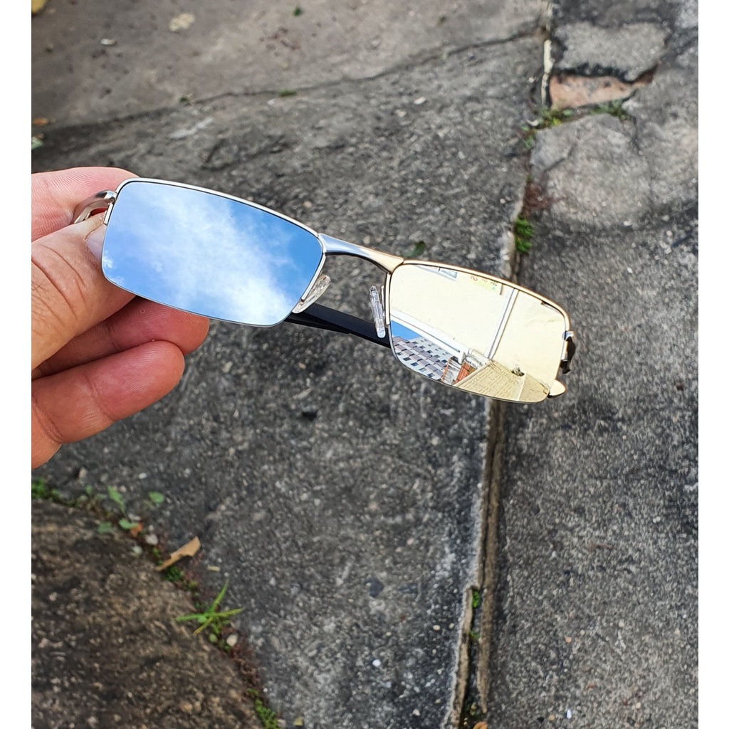 Oculos De Sol Masculino Lupa Lupinha Vilao Metal Espelhado Juliet ...