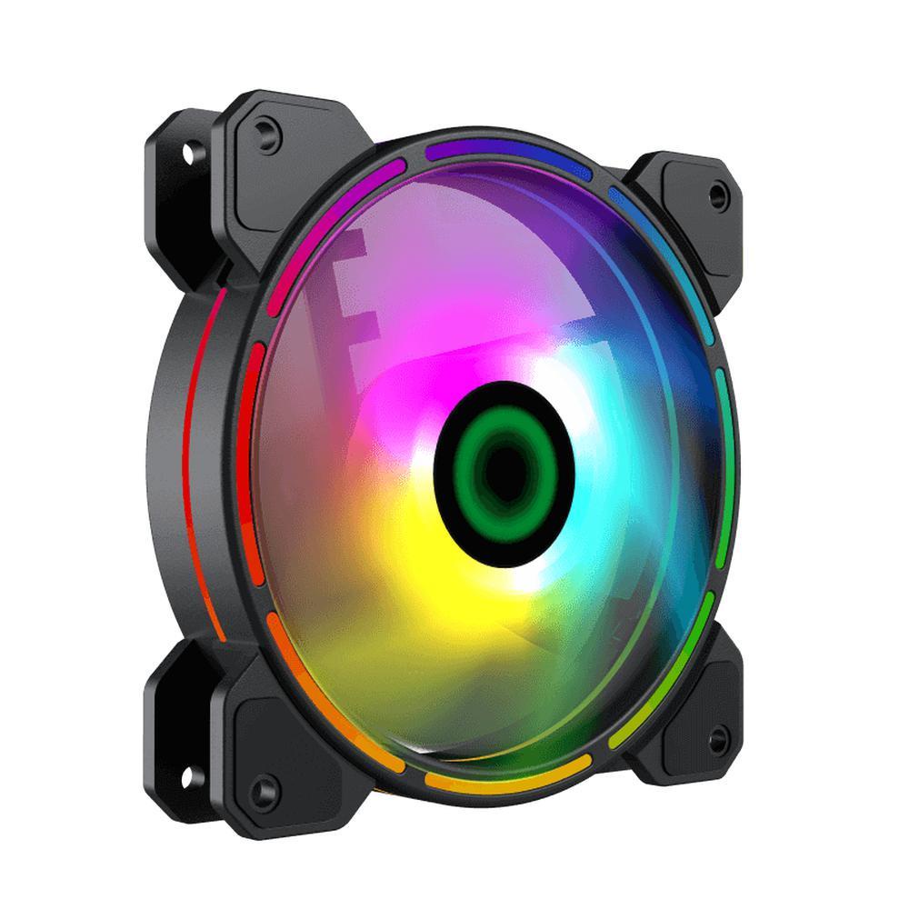 Cooler Fan Gamer Gamemax 120mm ARGB Rainbow-D Preto | Shopee Brasil