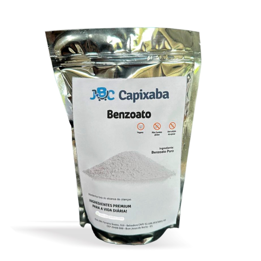 Benzoato De Sódio Em Pó Puro Alimentício - 500g | Shopee Brasil