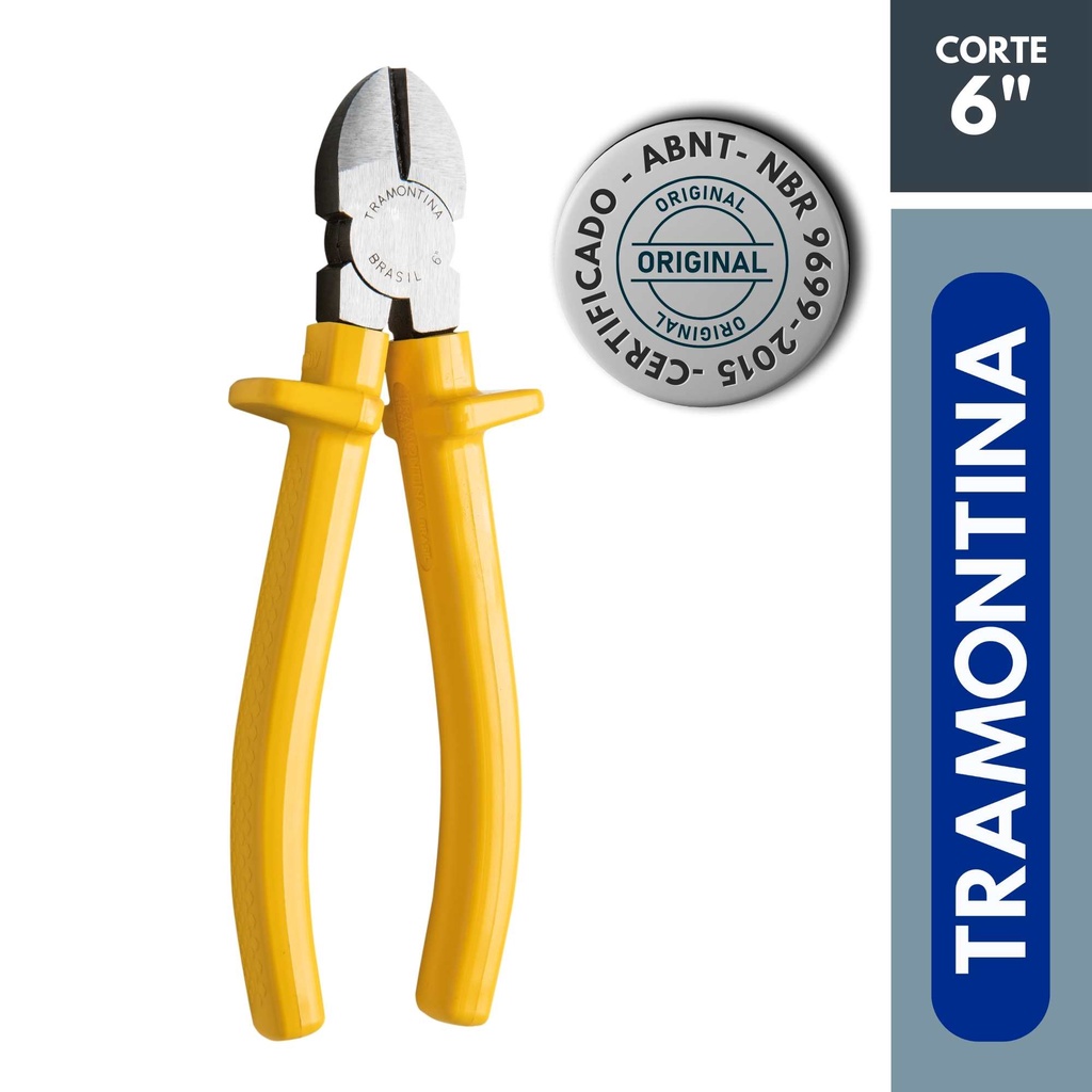 Alicate De Corte Tramontina Diagonal 6 Polegadas Master | Shopee Brasil