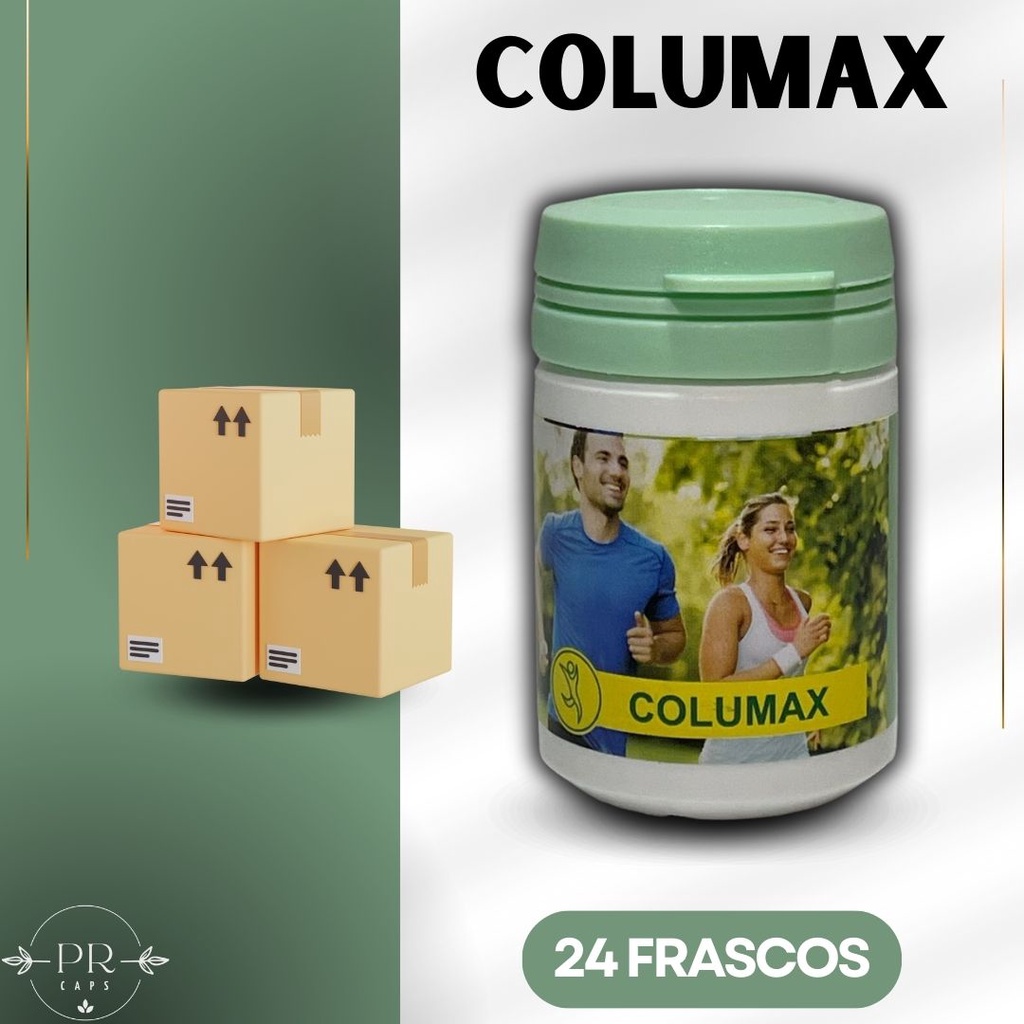 Kit 24 Frascos Columax Original 15 Cápsulas 100mg - Suplemento Natural ...