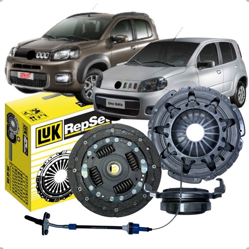 Kit Embreagem Original Luk + Cabo Fiat Uno Attractive Economy Furgao ...