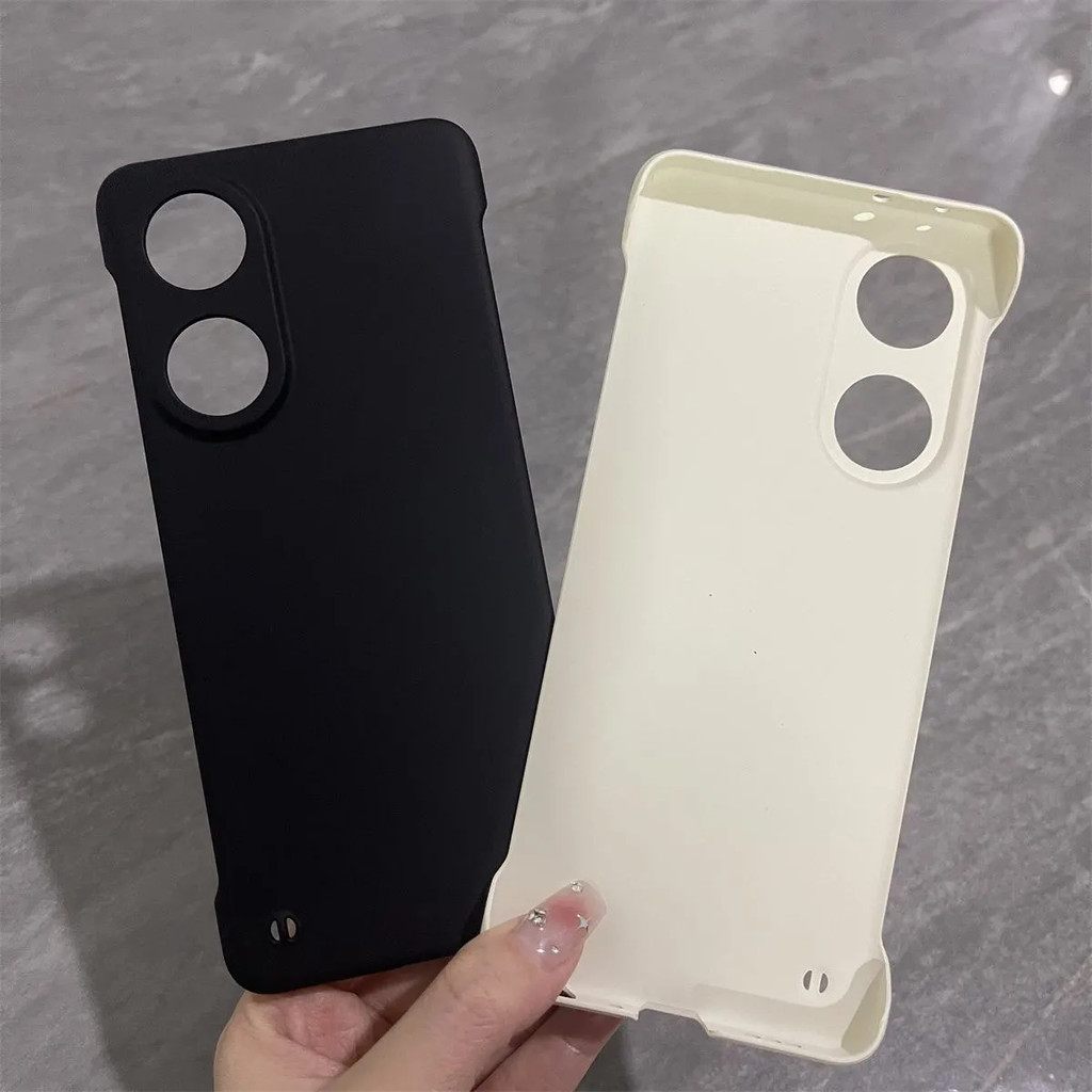 Caso Fosco Sem Moldura Para OPPO A38 A18 A17 A58 A78 A98 Reno 8T 4G 5G Fino Duro À Prova De ...