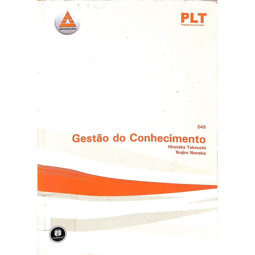 Livro PLT 245 - Gestão do conhecimento de Hirotaka Takeuchi | Shopee Brasil