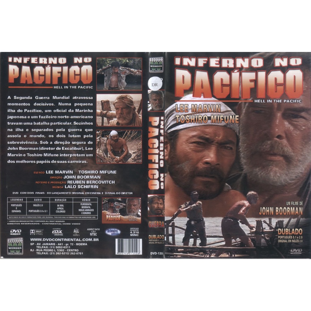 inferno no pacifico dvd original lacrado | Shopee Brasil