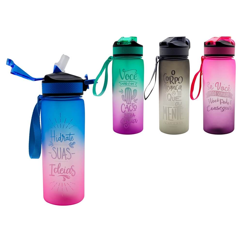 Garrafa Weeze de 700ml Bico Fast Click Motivacional Esportes | Shopee ...