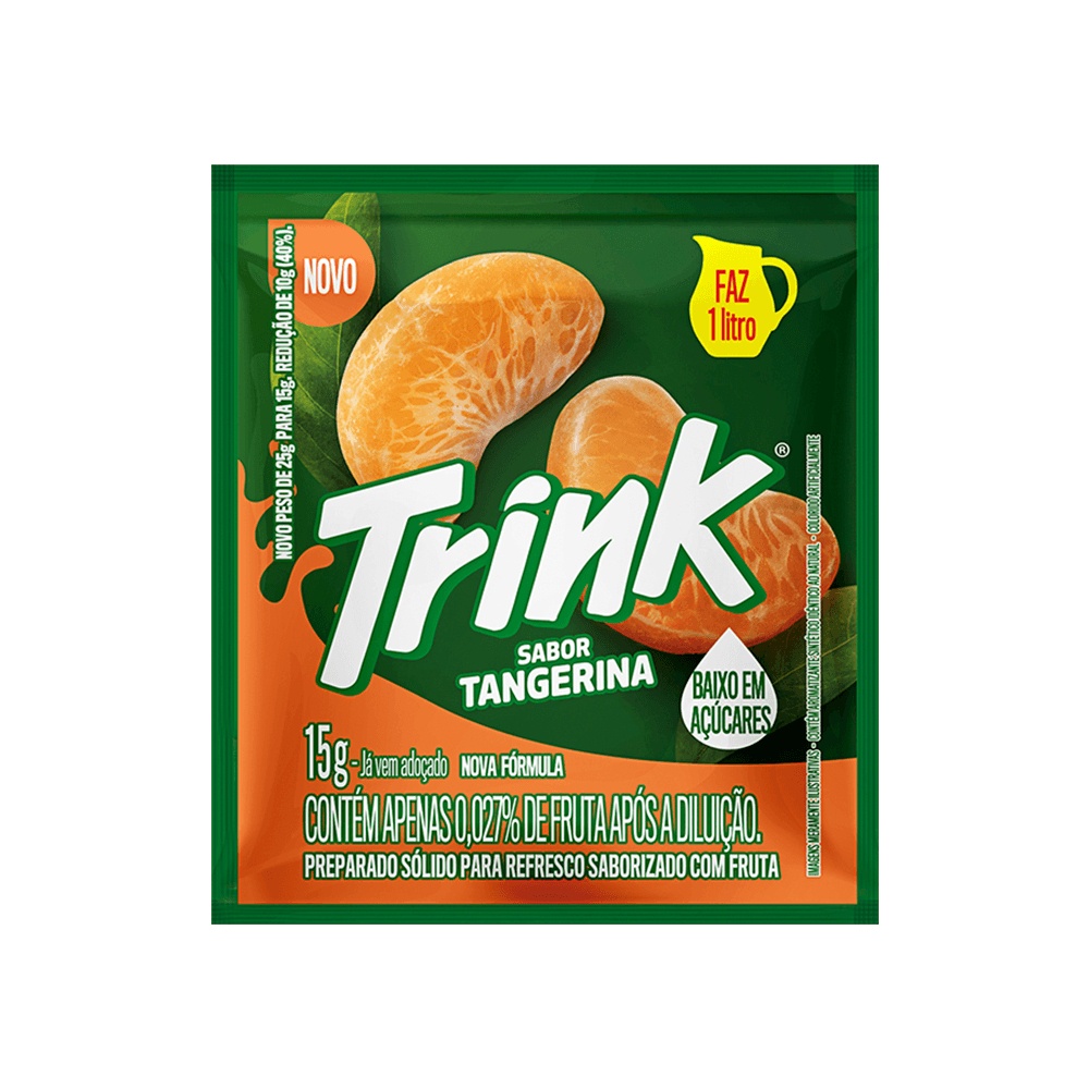 Refresco Trink Tangerina 15G | Shopee Brasil