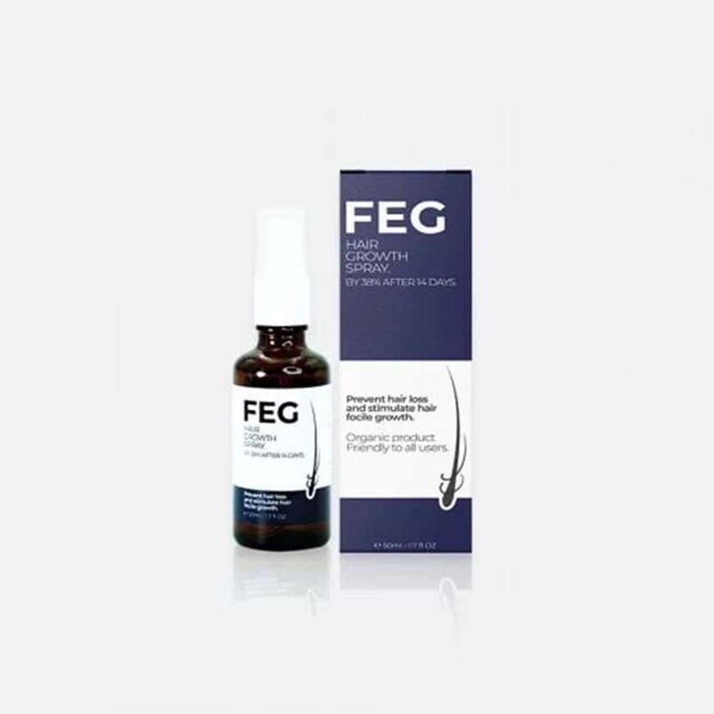 FEG Organic Anti Hair Loss Hair Growth Treatment Oil For Thicker Long ...
