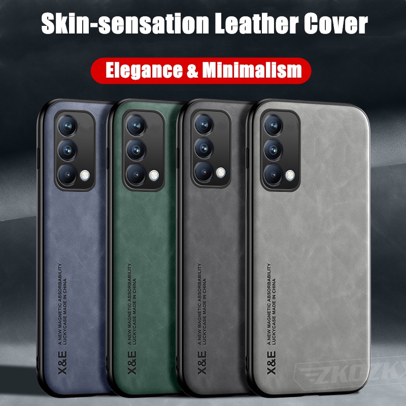 Para Realme GT Master Edition RMX3363 RMX3360 Capa De Couro Genuína ...