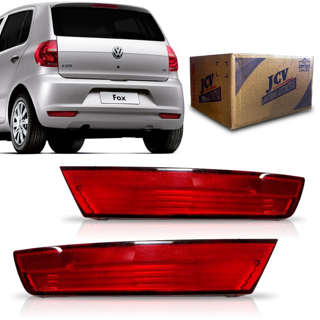 PAR LANTERNA REFLETOR PARACHOQUE TRASEIRO FOX 2011 2012 2013 | Shopee ...