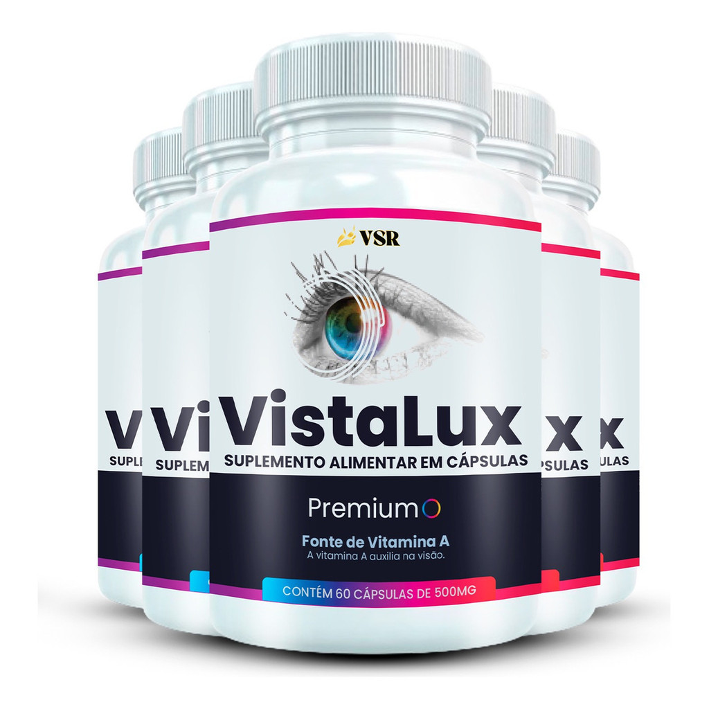 5 Vistalux 300 Cápsulas Original - Fórmula Igual A Visilux | Shopee Brasil