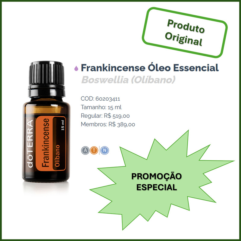 Óleo Essencial doTERRA - Frankincense (Olíbano) 15ml | Shopee Brasil