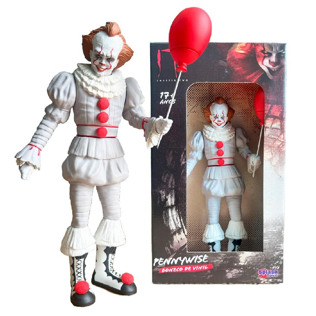 Boneco Pennywise Grande Palhaço IT a Coisa Filme de Terror 30cm ...