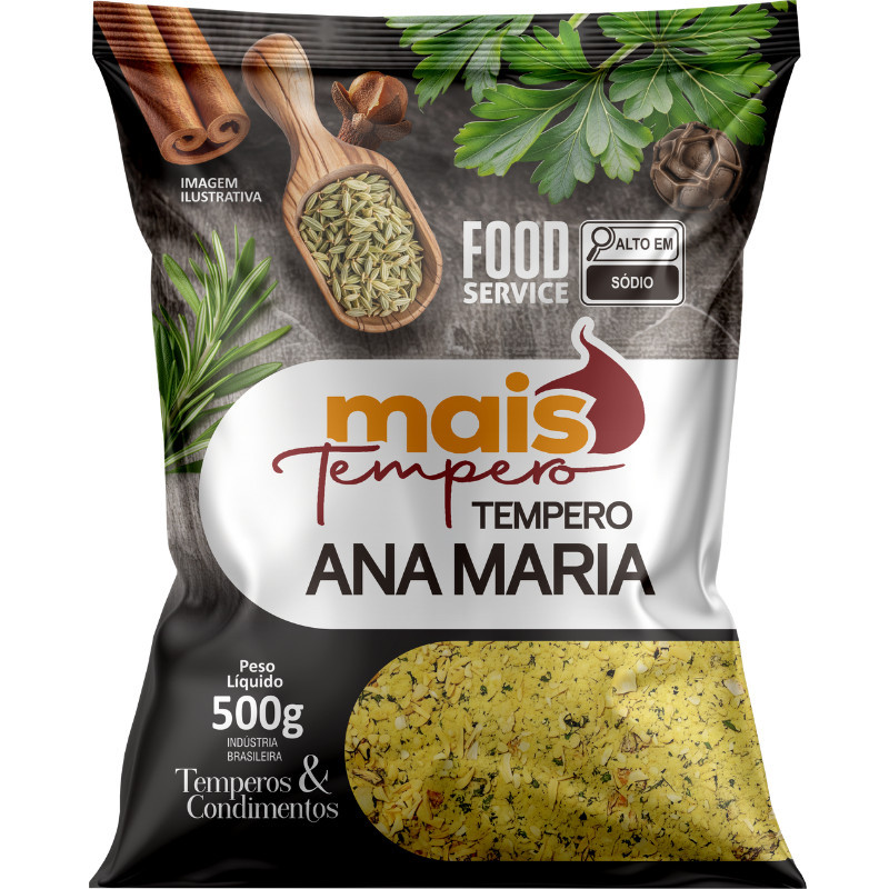 Tempero Ana Maria Pacote 1kg - Mais Temperos Oficial | Shopee Brasil