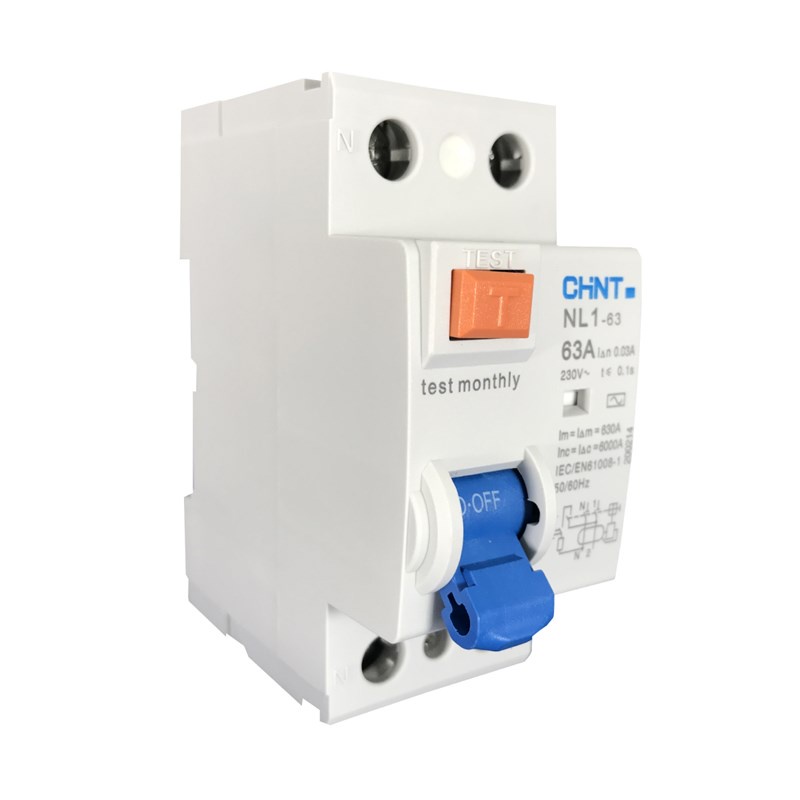 Interruptor Diferencial Residual | NL1-63 2P 63A 30mA | Chint | Shopee Brasil
