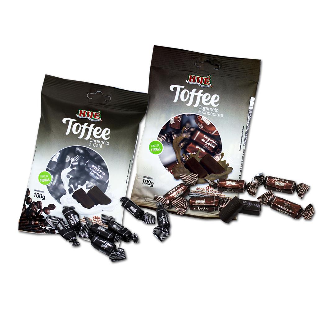 KIT 2 UND BALAS TOFFEE CARAMELO DE CHOCOLATE CAFE ZERO HUE | Shopee Brasil