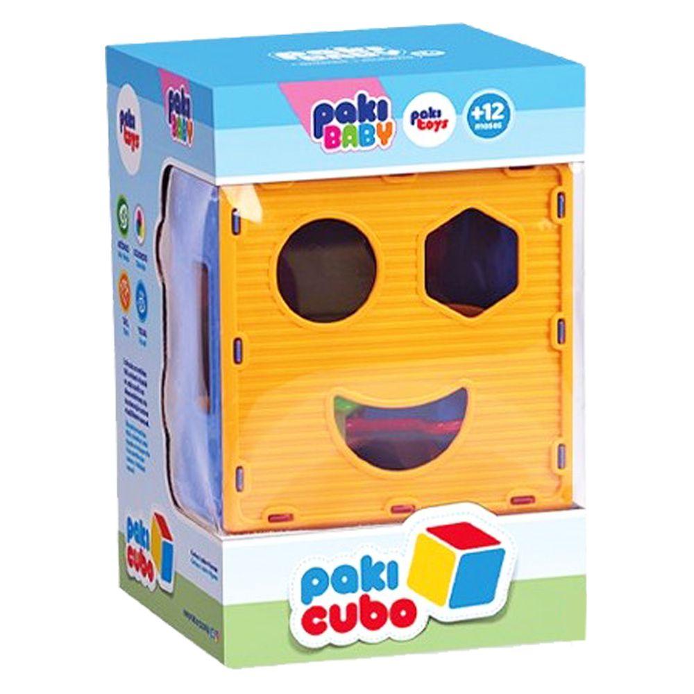 Brinquedo De Encaixe Paki Cubo Educativo Didático Paki Toys | Shopee Brasil