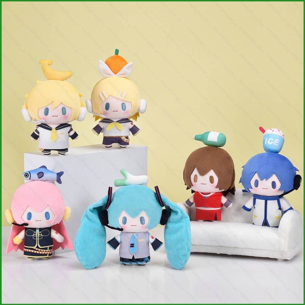 Novo5 BEMOE Hatsune Miku TOP Series Bonecas De Pelúcia Para Meninas Luka Len Rin MEIKO KAITO ...