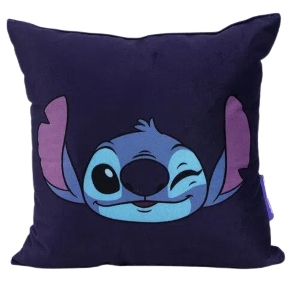 Almofada Stitch Oh Yeah Aveludada 25X25cm Oficial Disney | Shopee Brasil