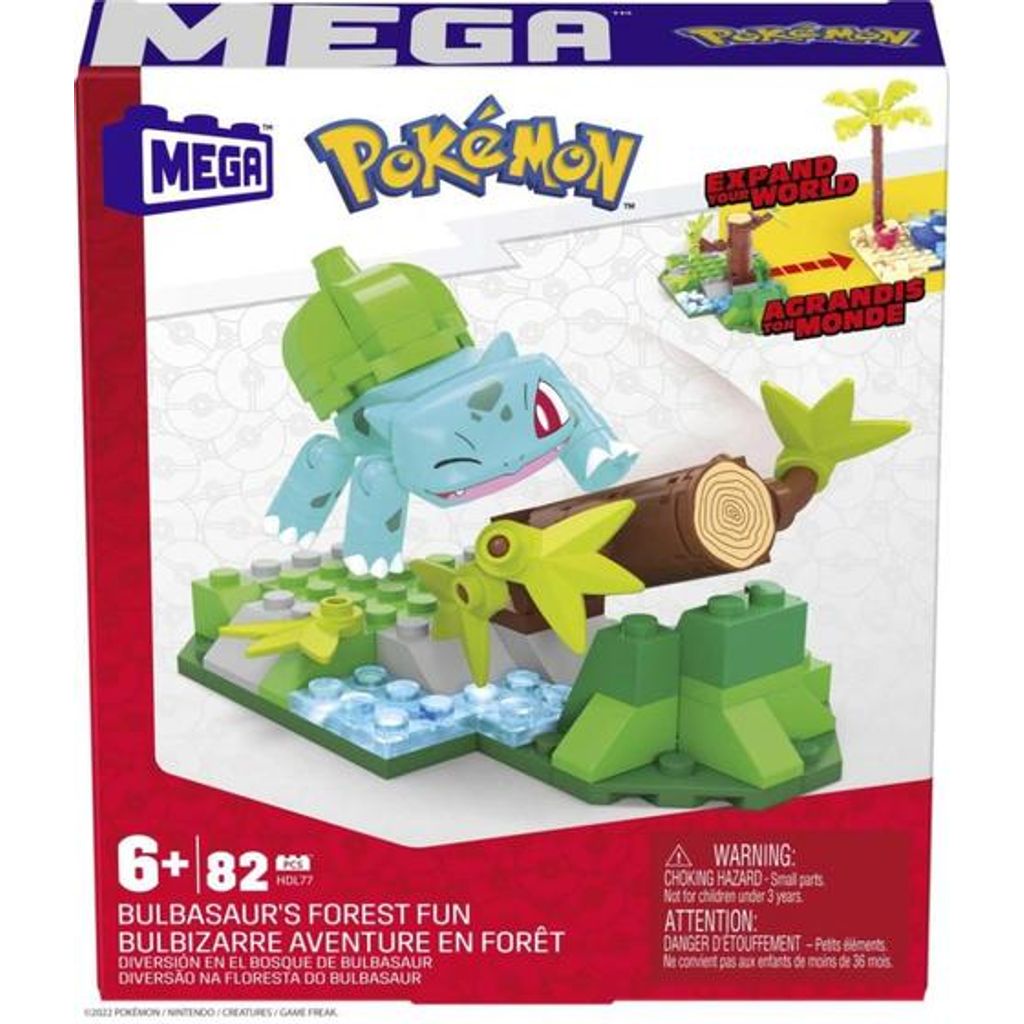 Blocos de Montar - Mega Pokemon - Bulbasaur - HDL75 MATTEL | Shopee Brasil